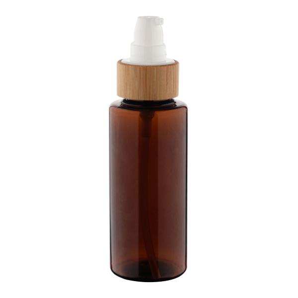 Quality Empty Amber Lotion Bottles 100ml Cosmetic Packaging Bottle Eco Friendly for sale