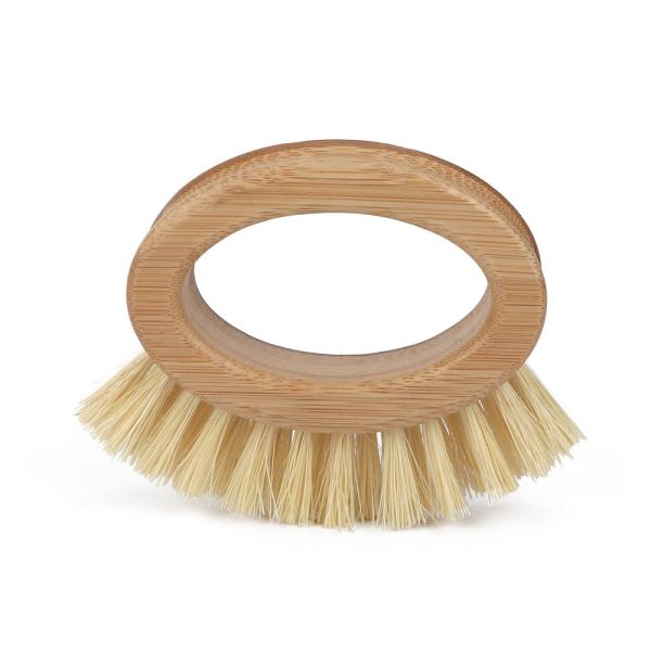 Quality Degradable Bamboo Wooden Washing Up Utensil Cleaner Brush ODM Logo for sale