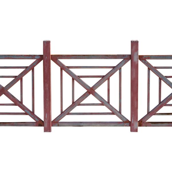 Quality Gothic Metal Wrought Iron Indoor Handrail Fence Balustrade For Steps for sale