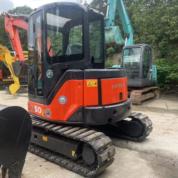 Quality Original Hitachi ZAXIS50U 5 Ton Mini Excavator For Household Second Hand Construction for sale
