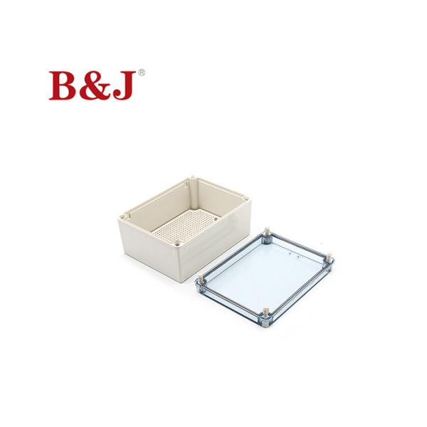 Quality Clear Lid Electrical Enclosure Box Waterproof , Plastic Weatherproof Electrical for sale