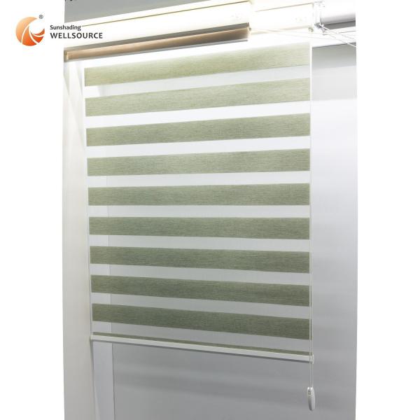 Quality Highly Customizable Polyester Zebra Blinds for Indoor House Heat Insulation for sale
