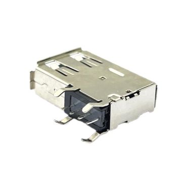 Quality 4Pin USB2.0 A Female DIP Connector Socket 90 Degrees for sale