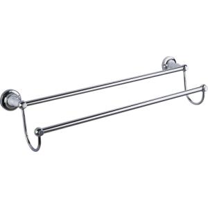 Quality Hotel Decorative Chrome Towel Bar Wall Mount For Bathroom Installation for sale