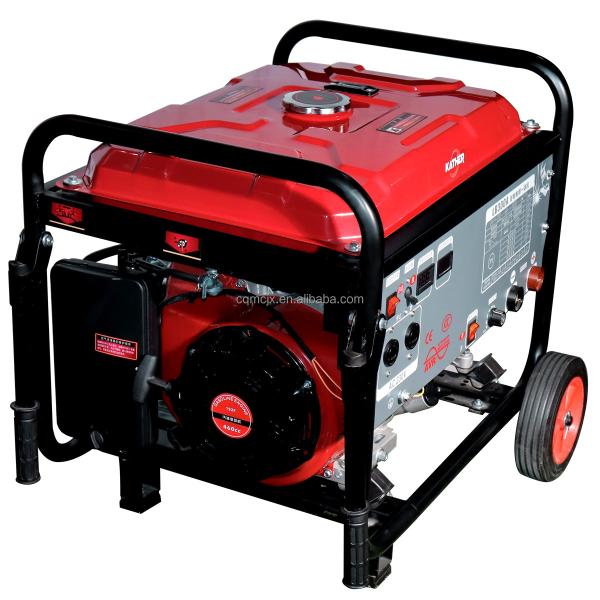 Quality On-Site Welding 7.5kva 7.5kw 20-300a Adjustable Gasoline Engine Driven Welder for sale