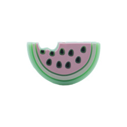 Quality Red Watermelon Shaped Silicone Beads Soft For Baby Teething for sale