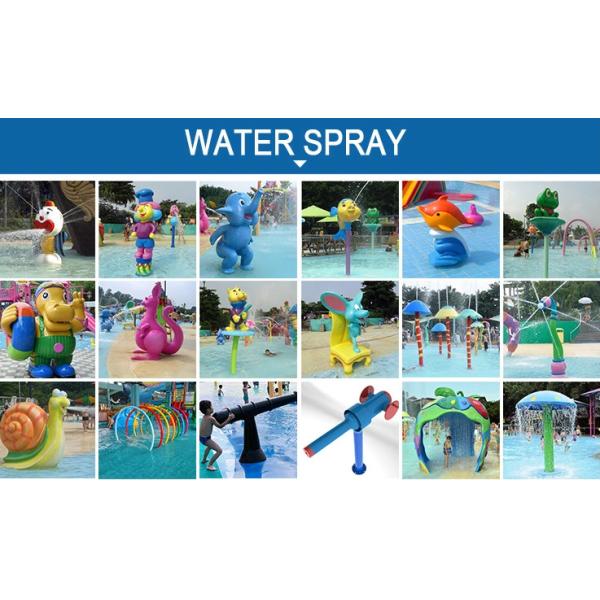 Quality Anti UV Kids Water Park Equipment Fiberglass Whale Water Slide for sale