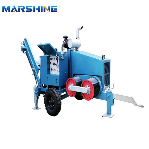 Quality Overhead Transmission Line Stringing Equipment Hydraulic Puller 60Kw for sale