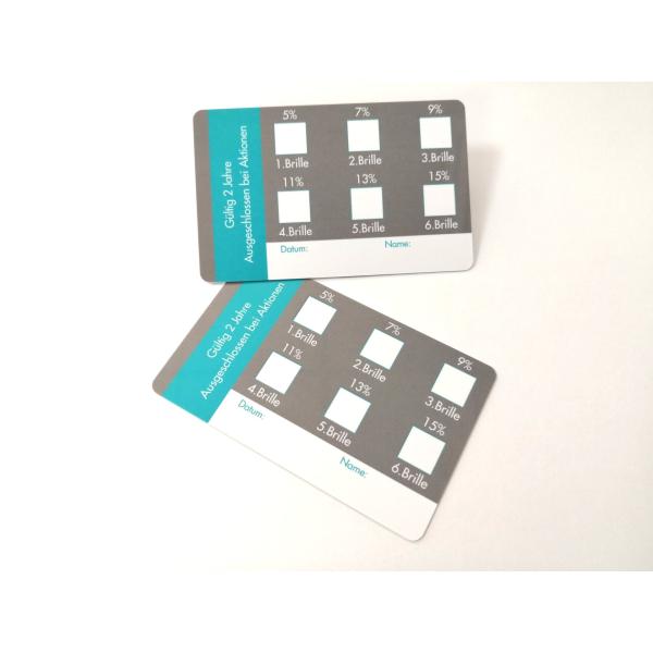 Quality Personalised PVC Business Cards With Writting Area For Lottery / Shop for sale