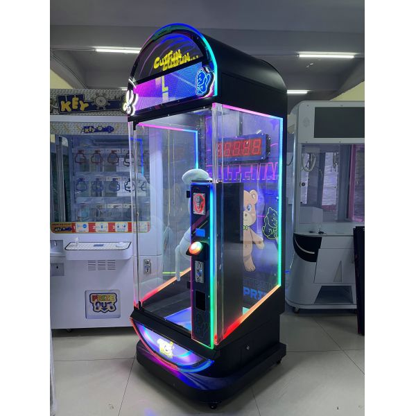 Quality Playfun Scissor Cut Prize Machine 10S Time Challenge Machine Coin Operated Big for sale