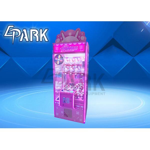 Quality Game Center Crane Game Machine / Claw Stuffed Animal Machine for sale
