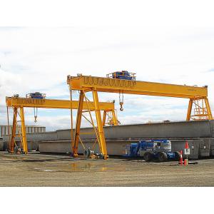 Quality Outdoor A5 Double Beam Trolley Rail Gantry Crane 380V 50Hz 3Ph for sale