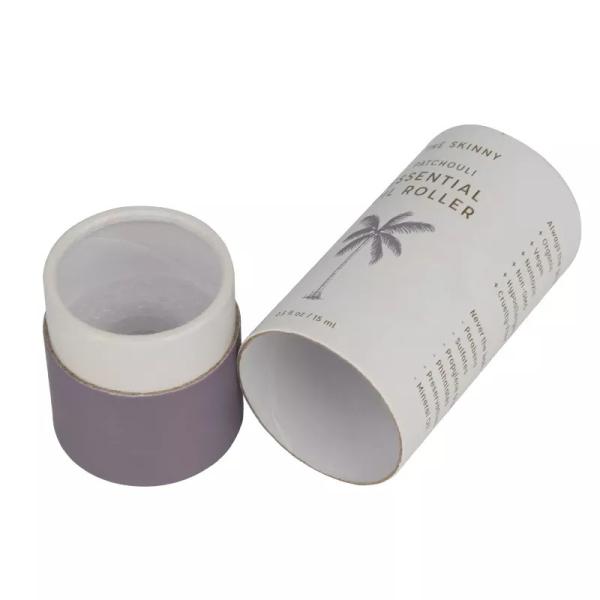 Quality 15ml Essential Oil Paper Tube Cosmetic Roller Bottle Container Packaging for sale