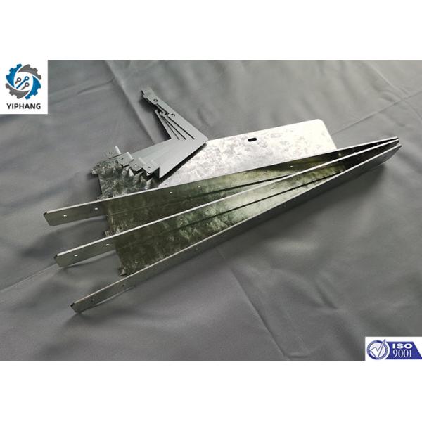 Quality SGCC SECC Mount Sheet Metal L Bracket Galvanized Z Bracket Parts 2.5mm for sale