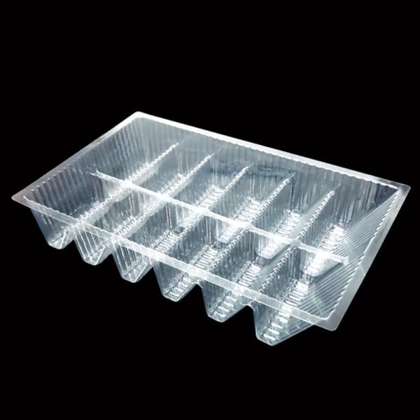 Quality Recyclable Materials Feature Customized Clear PET Blister Tray for Confectionary for sale