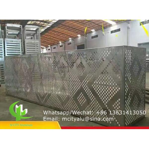 Quality Custom Size Aluminum AC Cover with PVDF Paint and CNC Cutting for Decorative Screen for sale