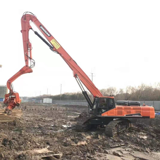 Quality Pile Driver - Fast Silence Hydraulic Operation & Strong Geological Adaptability for sale