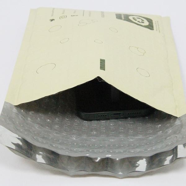 Quality Green Biodegradable Bubble Mailers Reusable Plastic Eco Padded Envelopes for sale