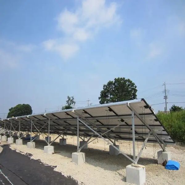 Quality Natural Silver Ground Mount for Solar Panel Installation Pre-assembled and for sale