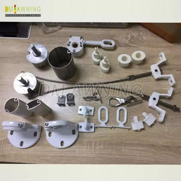 Quality Wholesale Set Vertical Blind Component Bracket Gear Box Awning Parts for sale