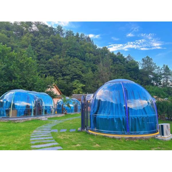 Quality Polycarbonate Dome Tent Modular Prefab PC Crystal Bubble Dome House for sale