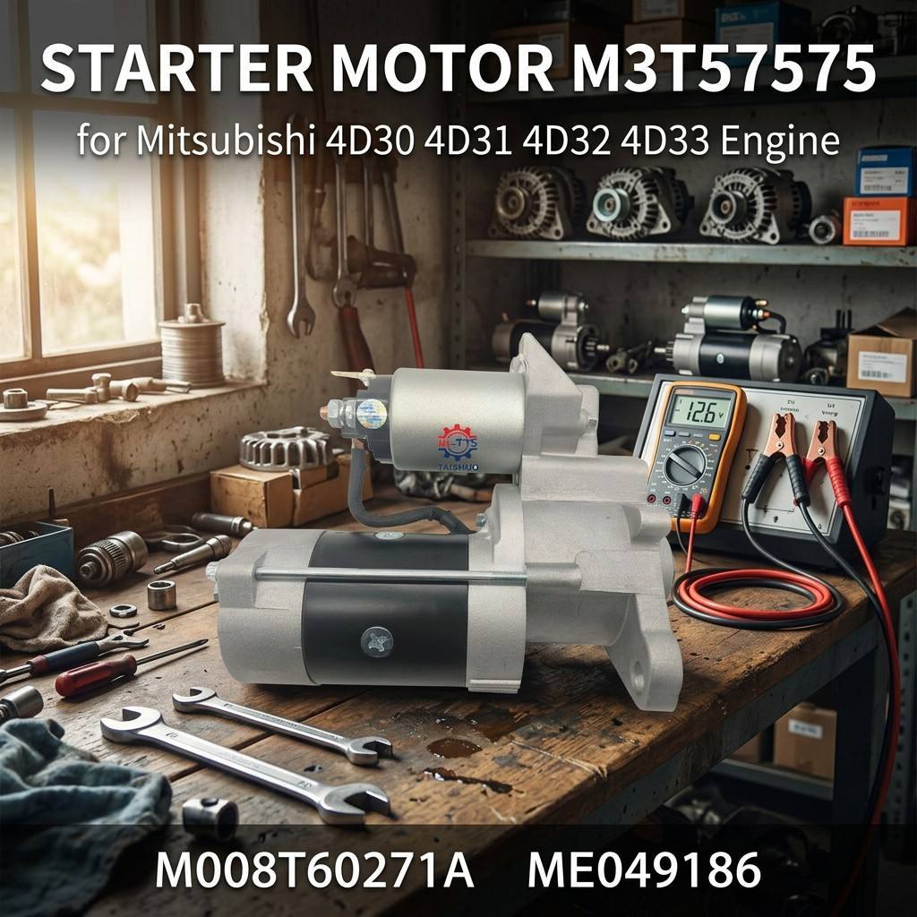 Quality Starter Motors 24v 9T 3.7kw 4D30  M002T67881 M2T66871 4D31 ME017085 M002T67873 Diesel Engine Construction Engine Parts for sale
