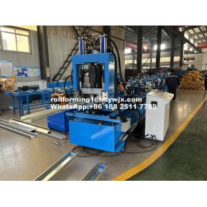 Quality Automated Automatic CZ Purlin Roll Forming Machine 1.2-1.8mm 11 7.5KW Power 10-15m/min Speed for sale