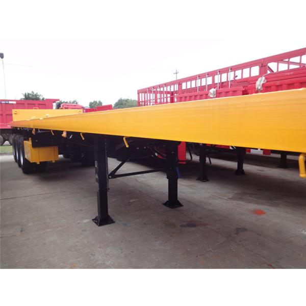 Quality Heavy Duty 20ft 40ft Flatbed Container Semi Trailer for sale
