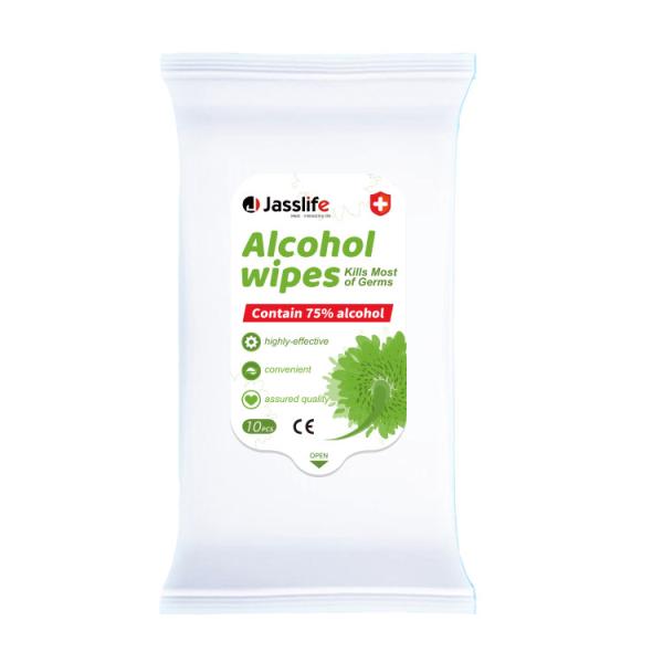 Quality Commercial Disinfectant Hand Wipes / Safety Individual Alcohol Wipes for sale