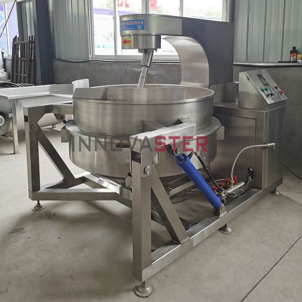 Quality Automatic Tilting Planetary Food Processing Machine with Stirrer and Heating for sale