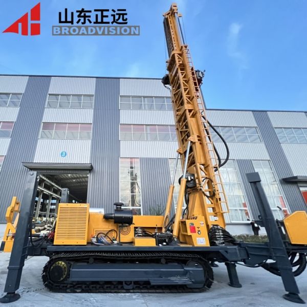 Quality Max Rotary Speed 85/170r/min Crawler Water Well Drilling Rig 9.6M Drill Pipe Length for Smooth Drilling for sale