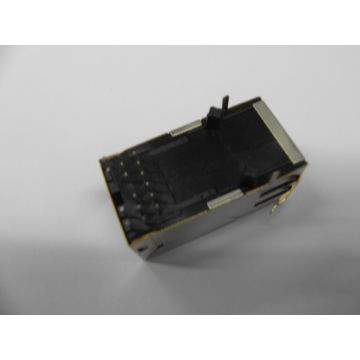 Quality 12 Pin Shielded 1000 BASE - TX Industrial Integrated Magnetics RJ45 Connector, for sale