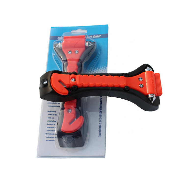 Quality Universal Car Emergency Safety Hammer for Red Break Glass Escape Tool for sale
