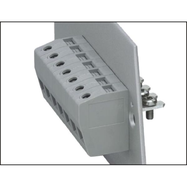 Quality 100A / 600V Through Wall Terminal Block 12.1mm Element Width M5 Screw UL94-V0 PA66 / V0 for sale