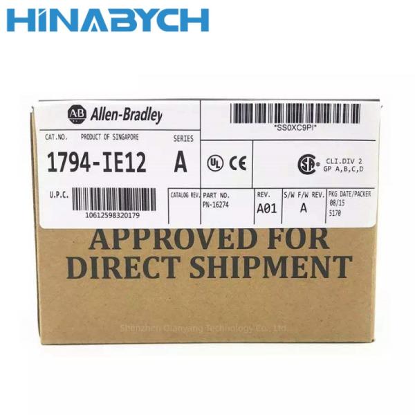 Quality New Original Allen Bradley PLC Flexible I/O Input Module 1794-Ie12 for sale