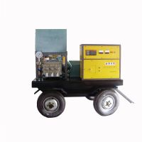 Quality 600bar 75kw Trolley High Pressure Cleaner High Pressure Water Jet Cleaning for sale