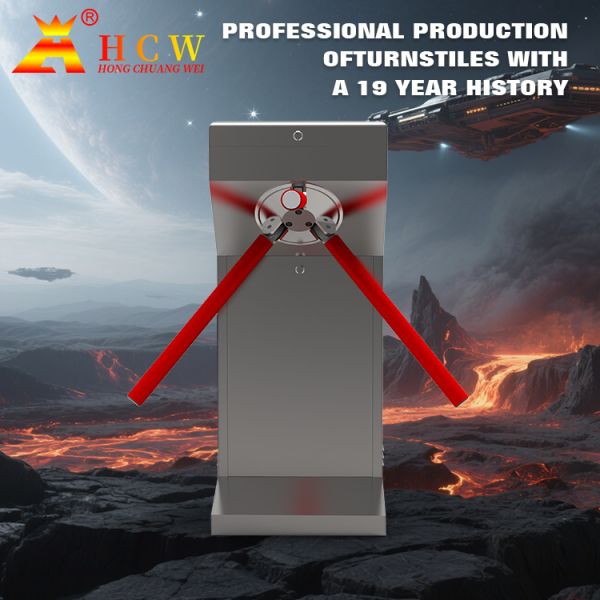 Quality HCW Relay Signal Fully Automatic Tripod Turnstile Gate 220V Intelligent for sale