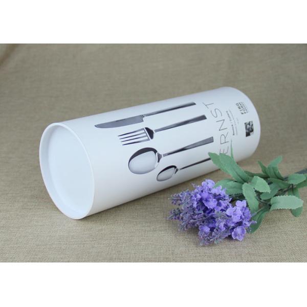 Quality Creative White Cardboard Paper Composite Cans with different sizes for Knife and for sale