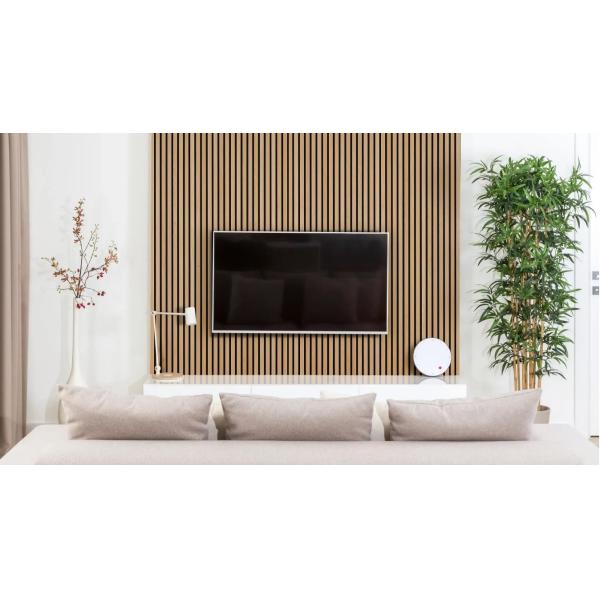 Quality Oak Veneer Wood Acoustic Panels Sound Absorbing Acoustic Insulation for sale