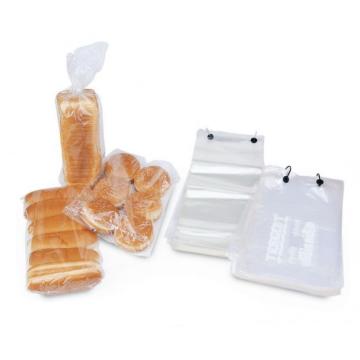 Transparent LDPE OPP Poly Plastic Bag Food Packing Bread Wicket