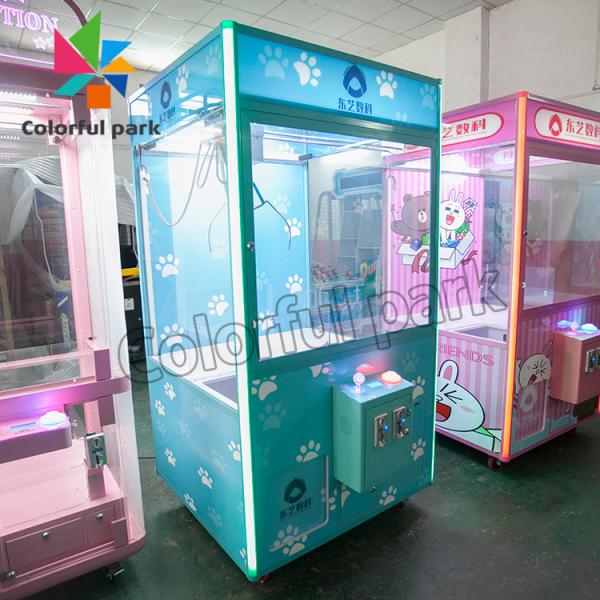 Quality Single Player Custom Claw Machine For Game Center With color changing light for sale