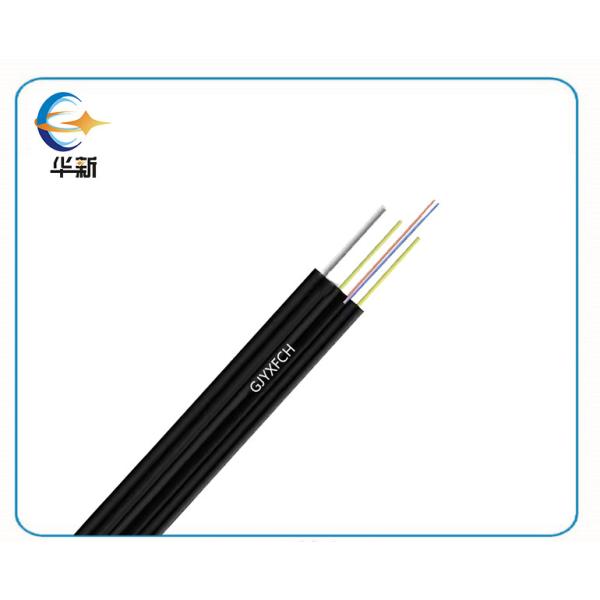Quality Outdoor Communication FTTH Drop Cable Self Supporting Aerial Fiber Optic Cable 1 2 4 Core for sale