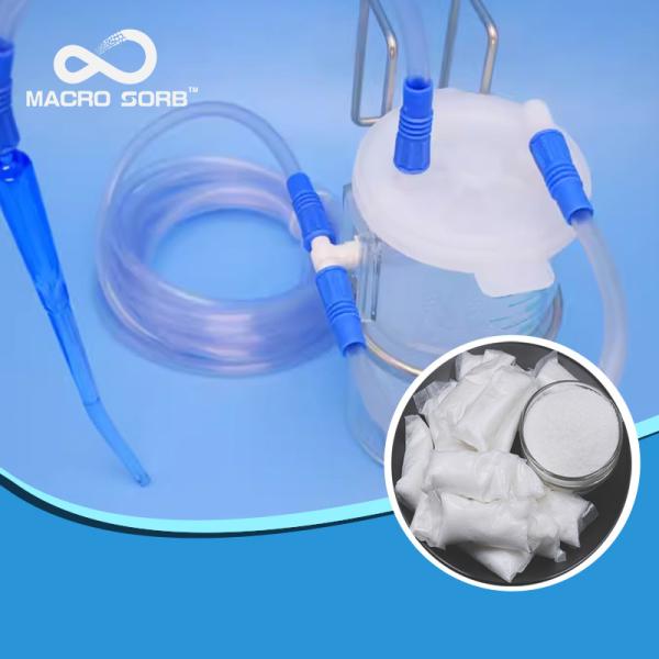 Quality Bacteriostatic Liquid Waste Solidification Odor Control Urine Absorbent Polymer for sale