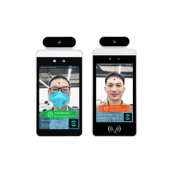 Quality 8 inch face recognition device with automatic temperature measuring 8inch face for sale