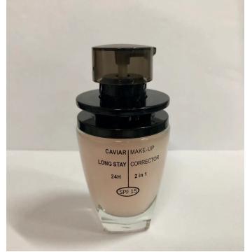 Professional 30ml Glass Foundation Bottles Makeup Packaging Various Logo And