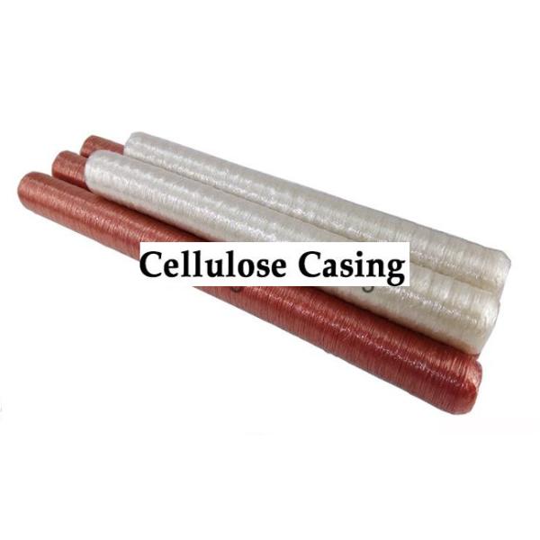 Quality Food Grade High Permeability easily peel off cellulose sausage casings for sale