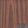 china Engineered Wood Veneer Red Santos Rose Wood 2850mm length Size For door and