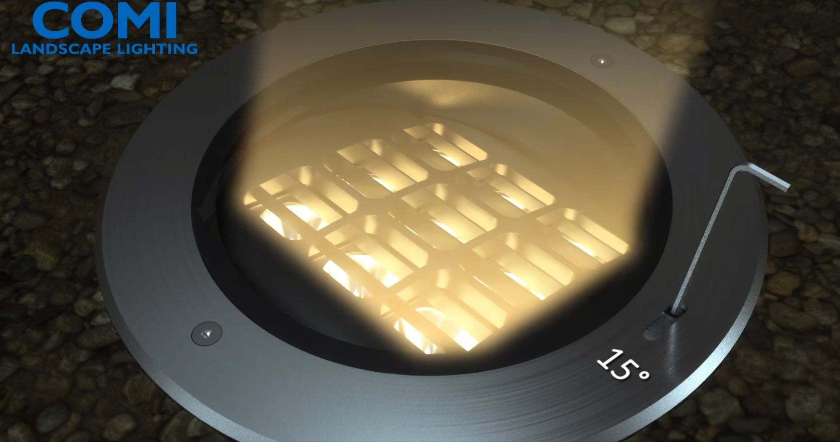 vertical axis adjustable LED inground Lights