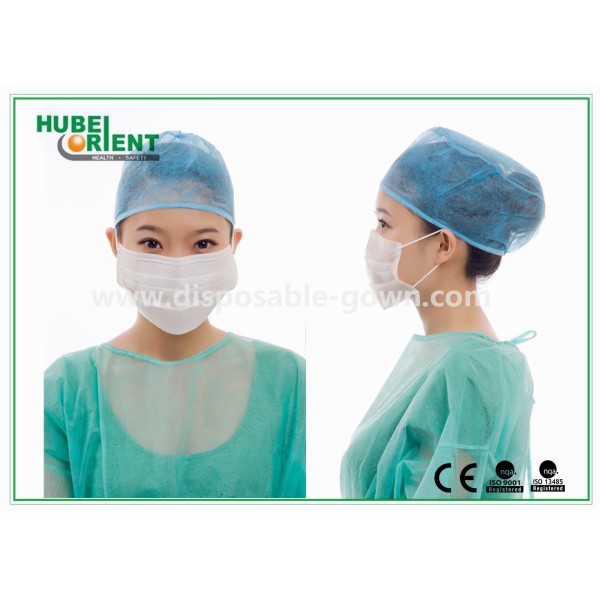 Quality Anti - Static White Disposable Face Mask with Ear Loop , Comfortable for sale