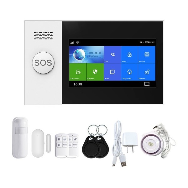 Quality GSM 4G Security Smart Home Burglar Alarm System Pir Detectors Burglar Alarm for sale